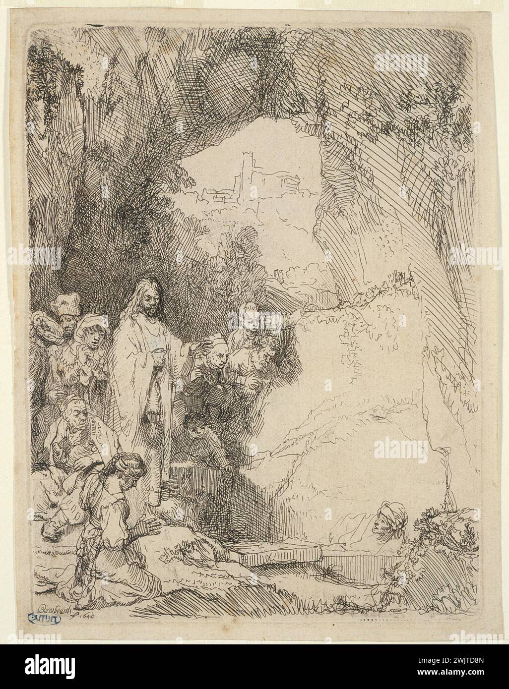 Harmensz van Rijn Rembrandt (1606-1669). "The small resurrection of ...