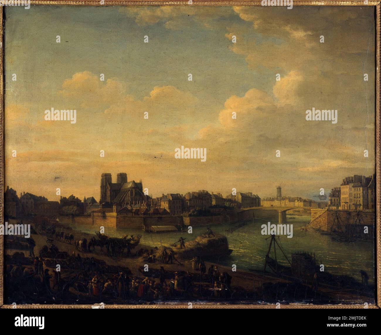 Anonymous. The hay port, the eastern point of the city of the city and ...