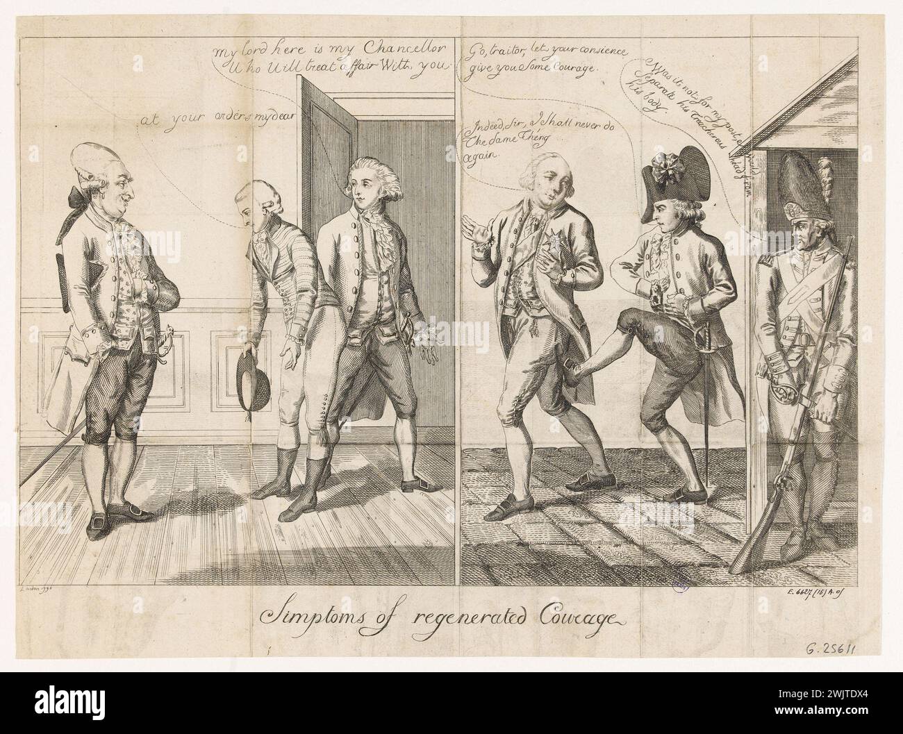 SOPTOM OF REGENERATED Courage ". Anonymous etching, 1790. Paris, Musée ...