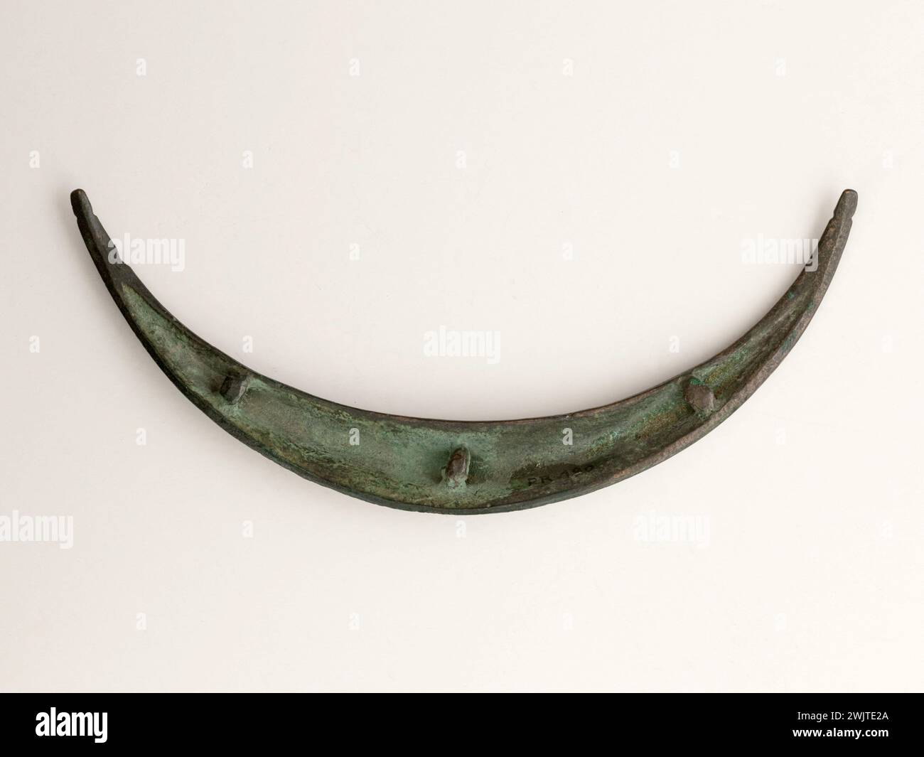Triangular section. Copper alloy. Gallo-Roman. Paris, Carnavalet museum ...