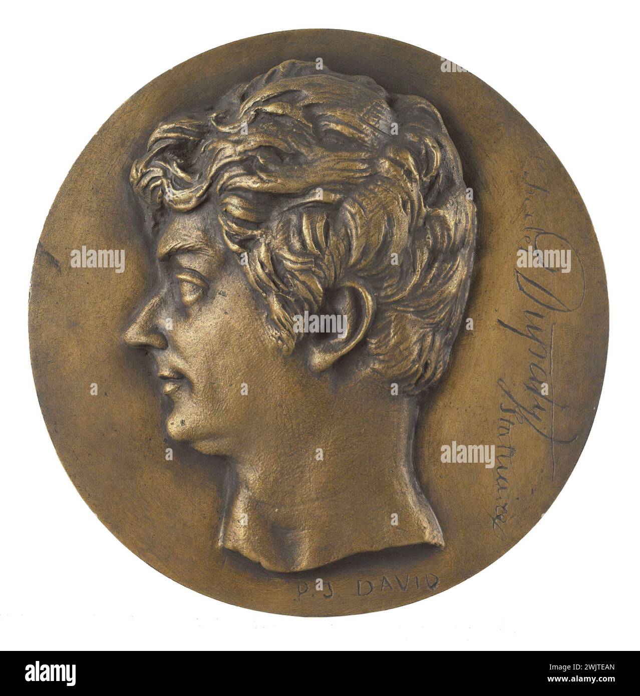 David d'Angers (1788-1856). Portrait of Emmanuel Mercier Dupaty (1771 ...