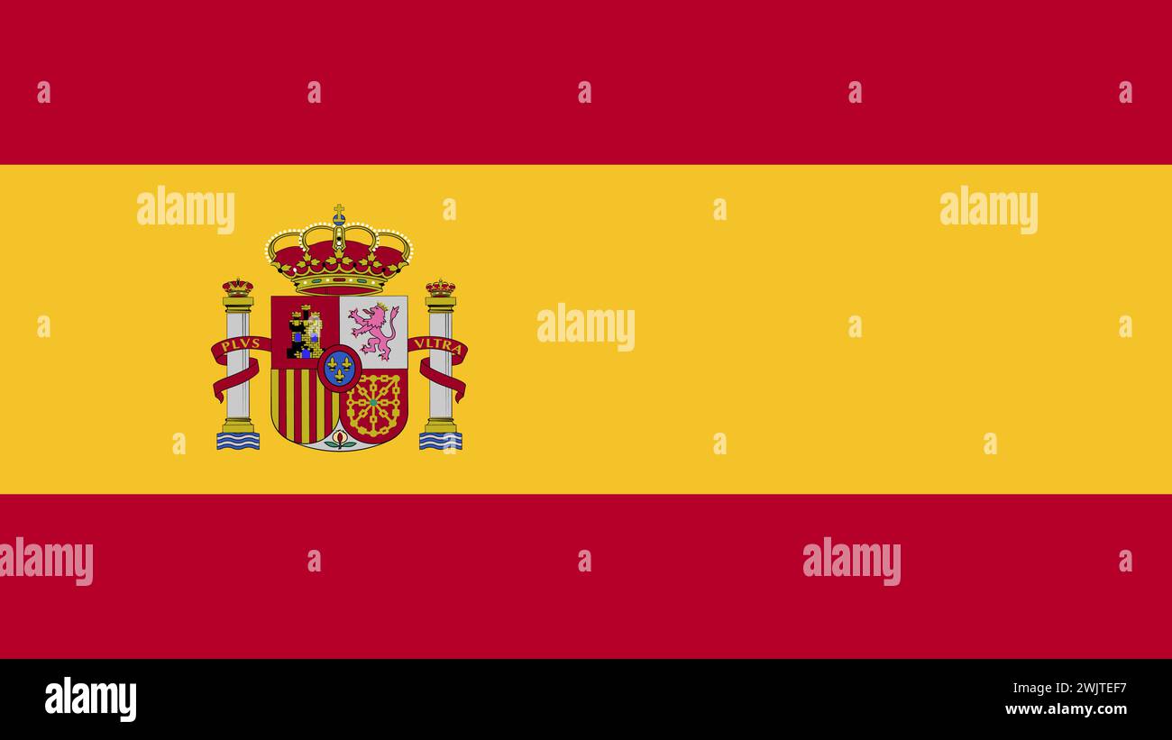 Art Illustration design nation flag sign symbol country of Spain Stock ...