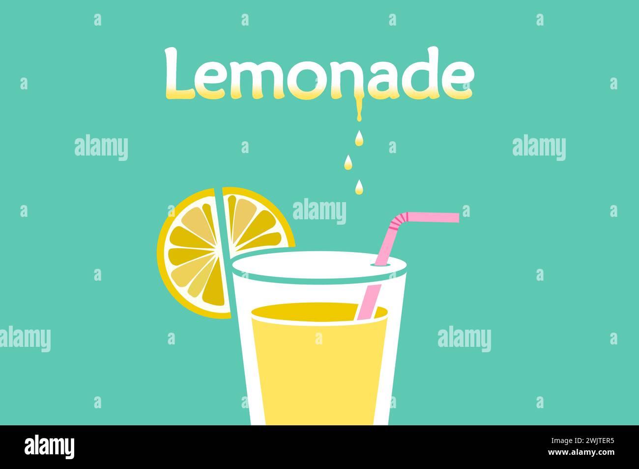 Lemon slice Stock Vector Images - Alamy