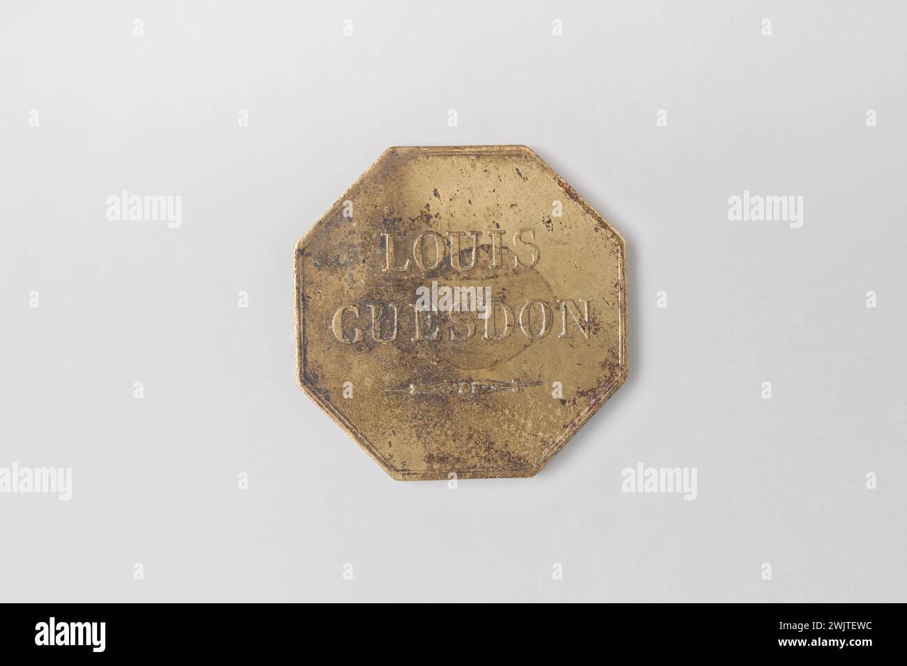Carnavalet museum, tokens collection Stock Photo - Alamy