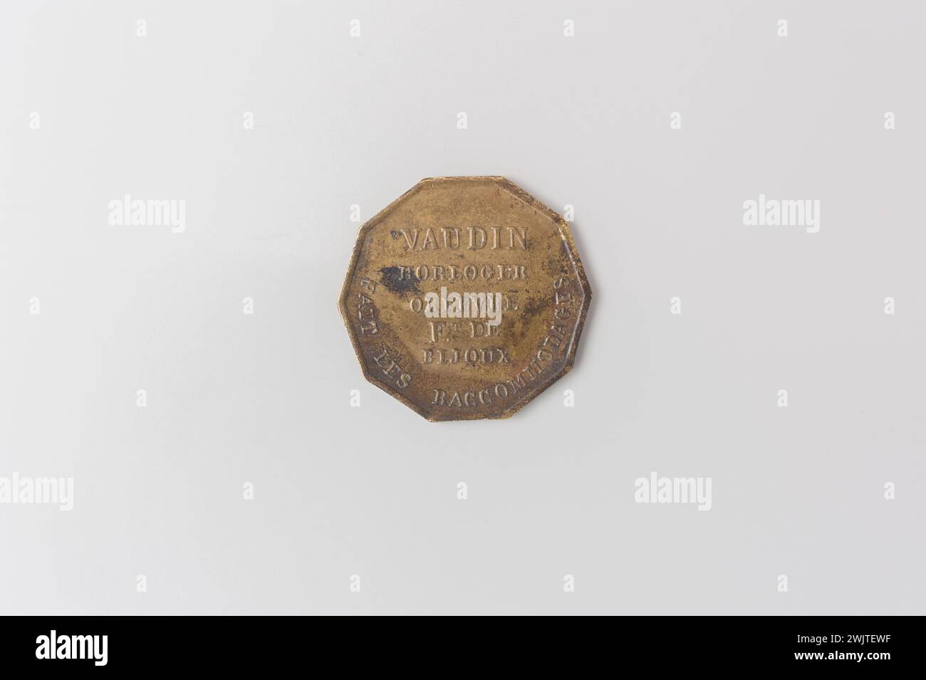 Carnavalet museum, tokens collection Stock Photo - Alamy