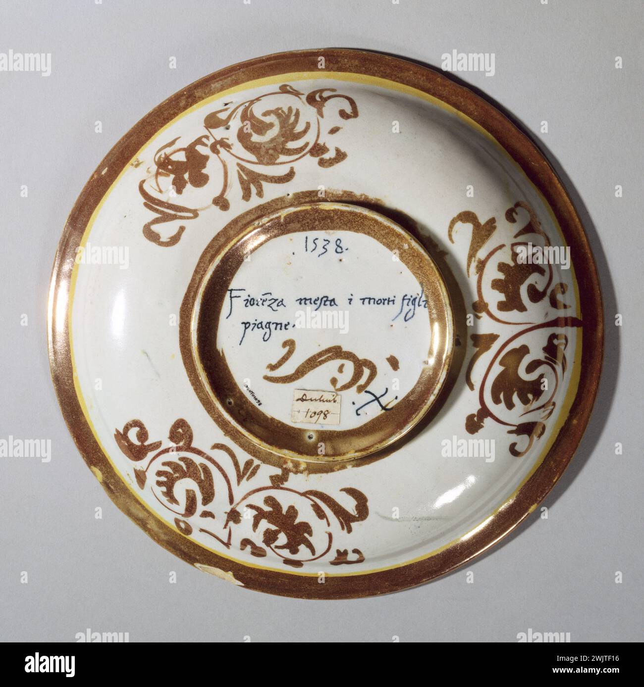 Francesco Xanto Avelli. Florence cutting her children, Italian majolica ...