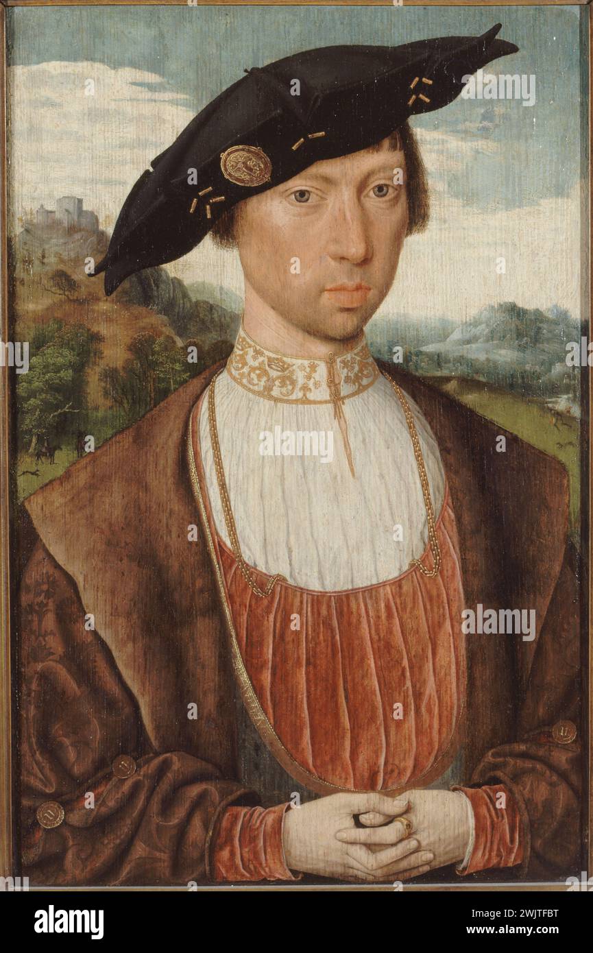 Jan Mostaert (1475-1555). "Portrait of Joost van Bronkhorst". Museum of ...