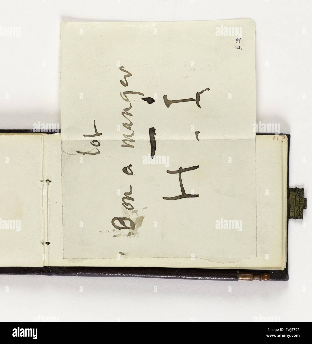 Victor Hugo (1802-1885). "Lot/good to eat/h.i.". Between 1856 and 1870 ...