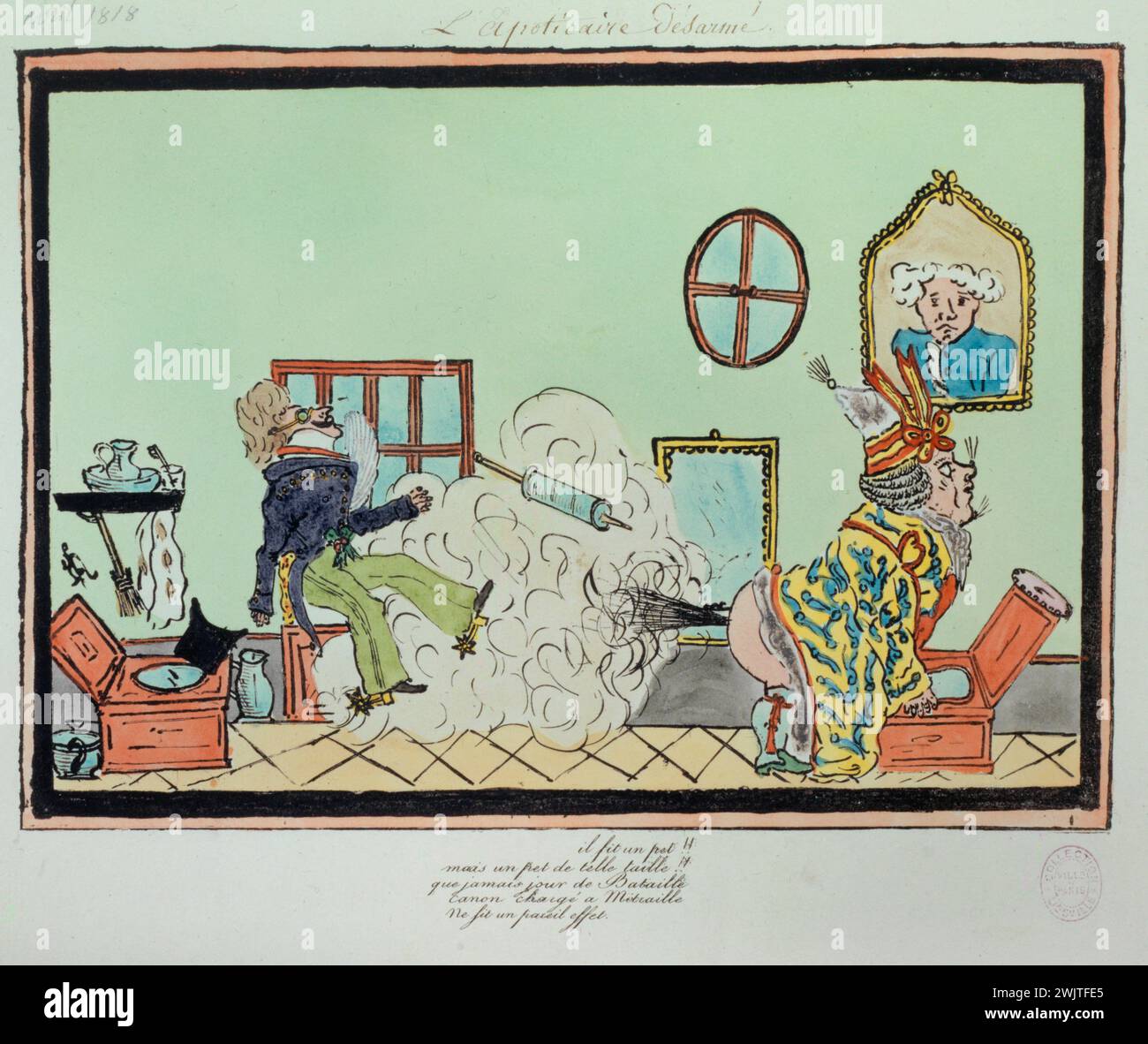 The disarmed apothecary ". Stampe. Paris, Carnavalet museum. 60149-2 ...