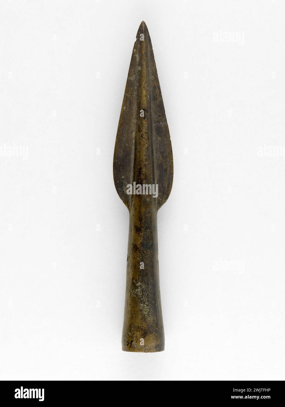 Sweight spearhead. Bronze Age. Copper alloy, cast iron. Coming from ...