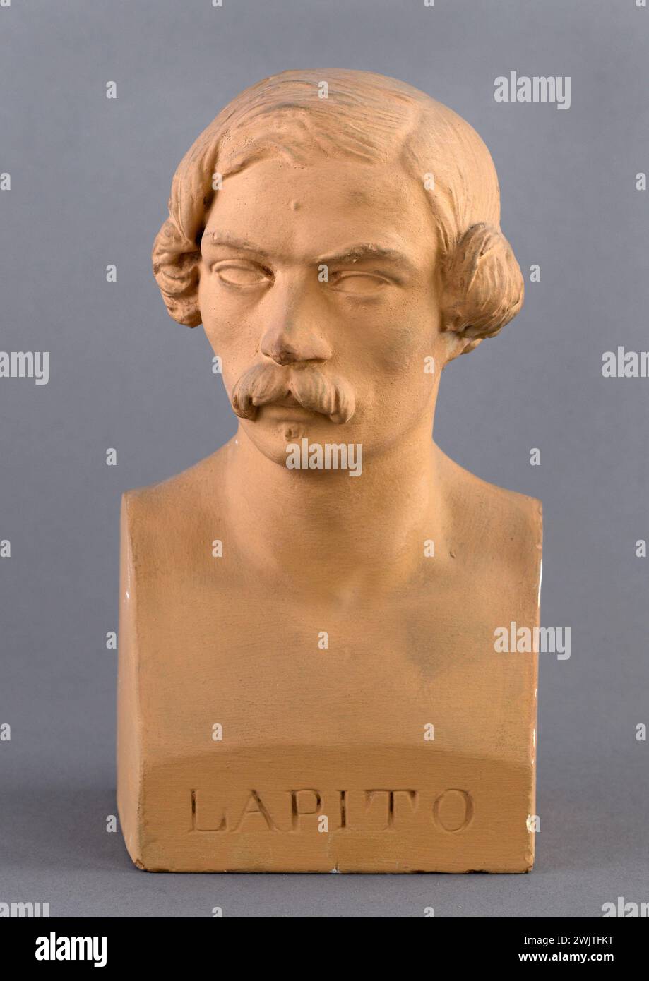 Jean-Pierre Dantan (1800-1869), known as Dantan young. Portrait-signs ...