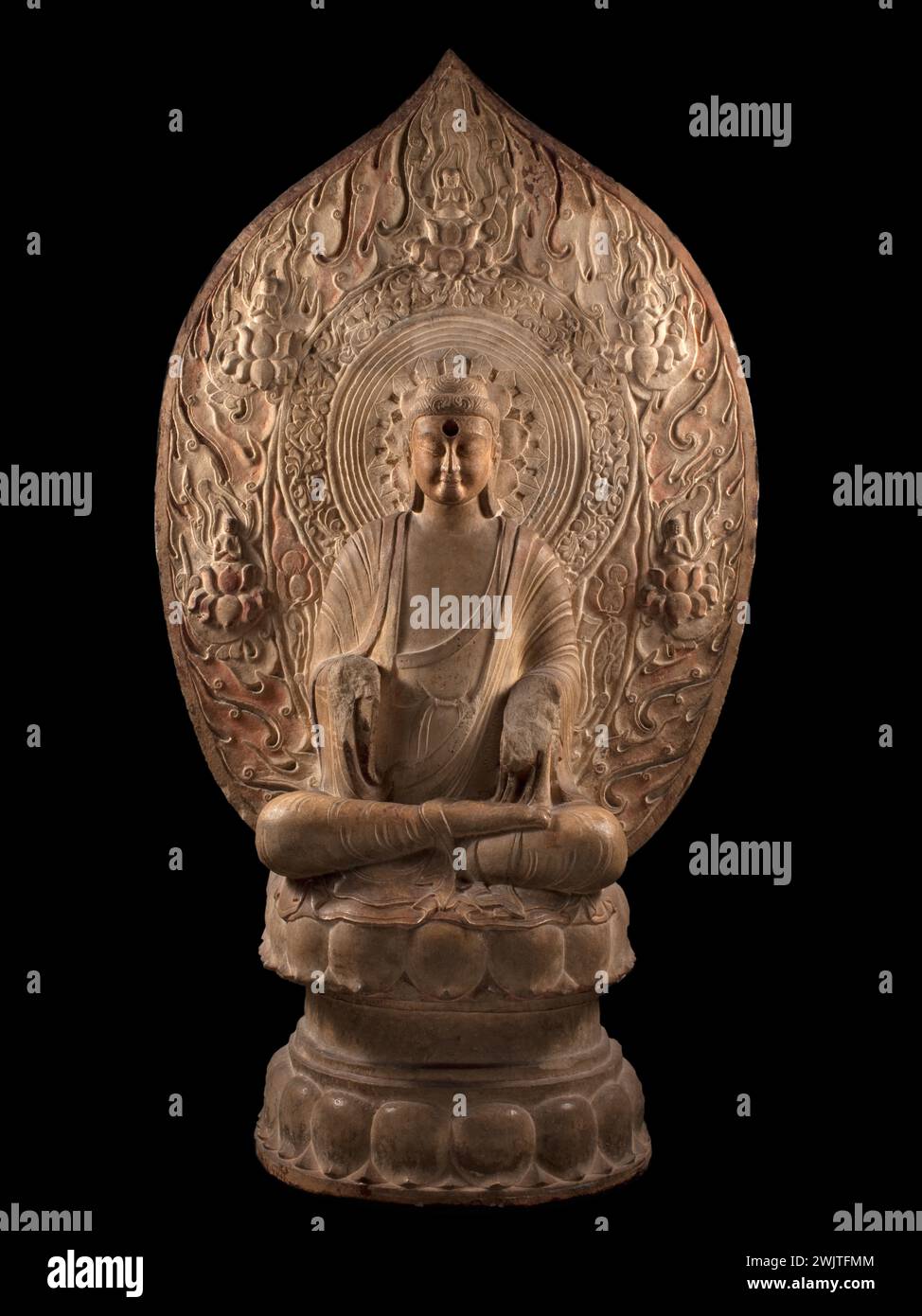 Buddha. White marble. China, Northern IQ dynasty. Paris, Cernuschi ...