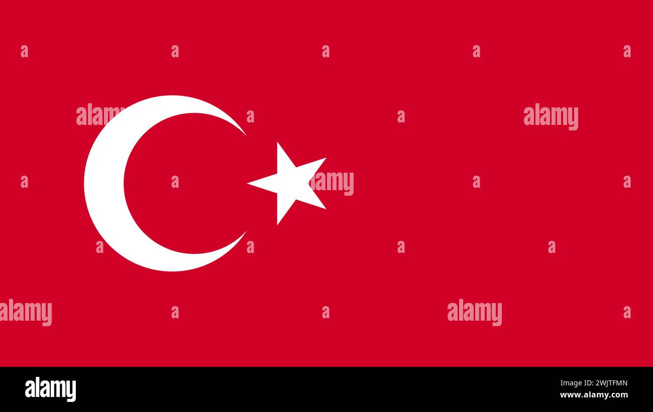 Art Illustration design nation flag sign symbol country of Turkey Stock ...