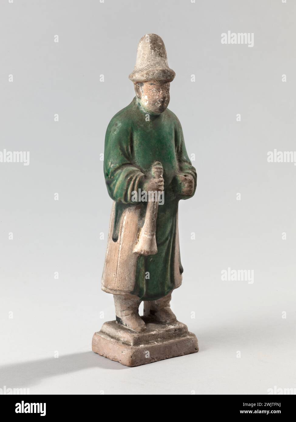 Flute player. Terracotta with glaze. Paris, Cernuschi museum. Asian art ...