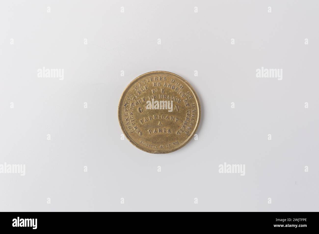 Carnavalet museum, tokens collection Stock Photo - Alamy