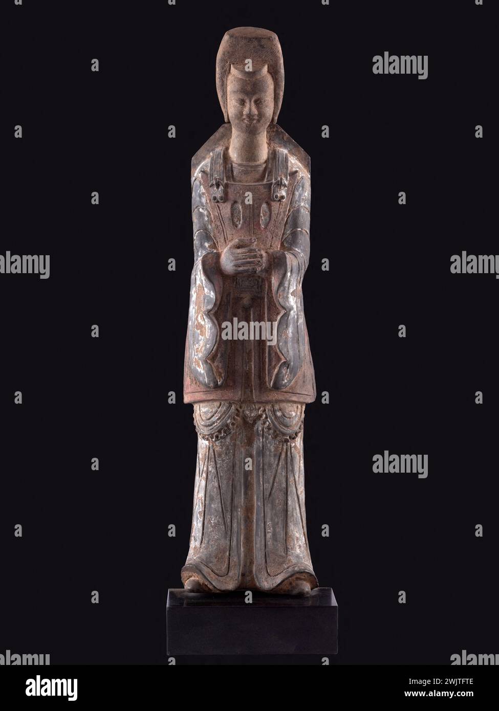 Mingqi Warrior. Terracotta. China, Northern Wei Dynasty. Paris ...