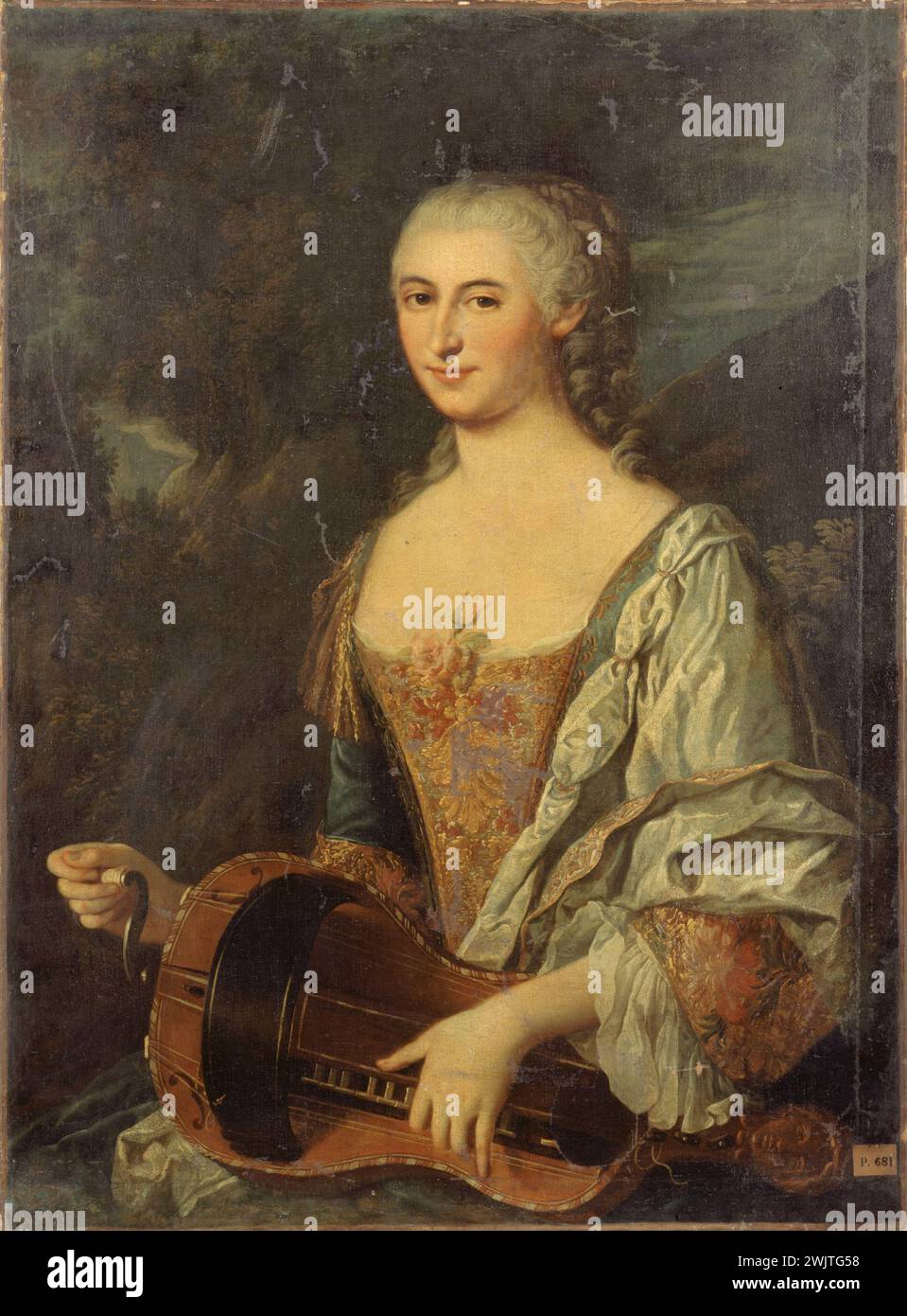 Portrait of a woman holding an old man (around 1740) ". Paris ...