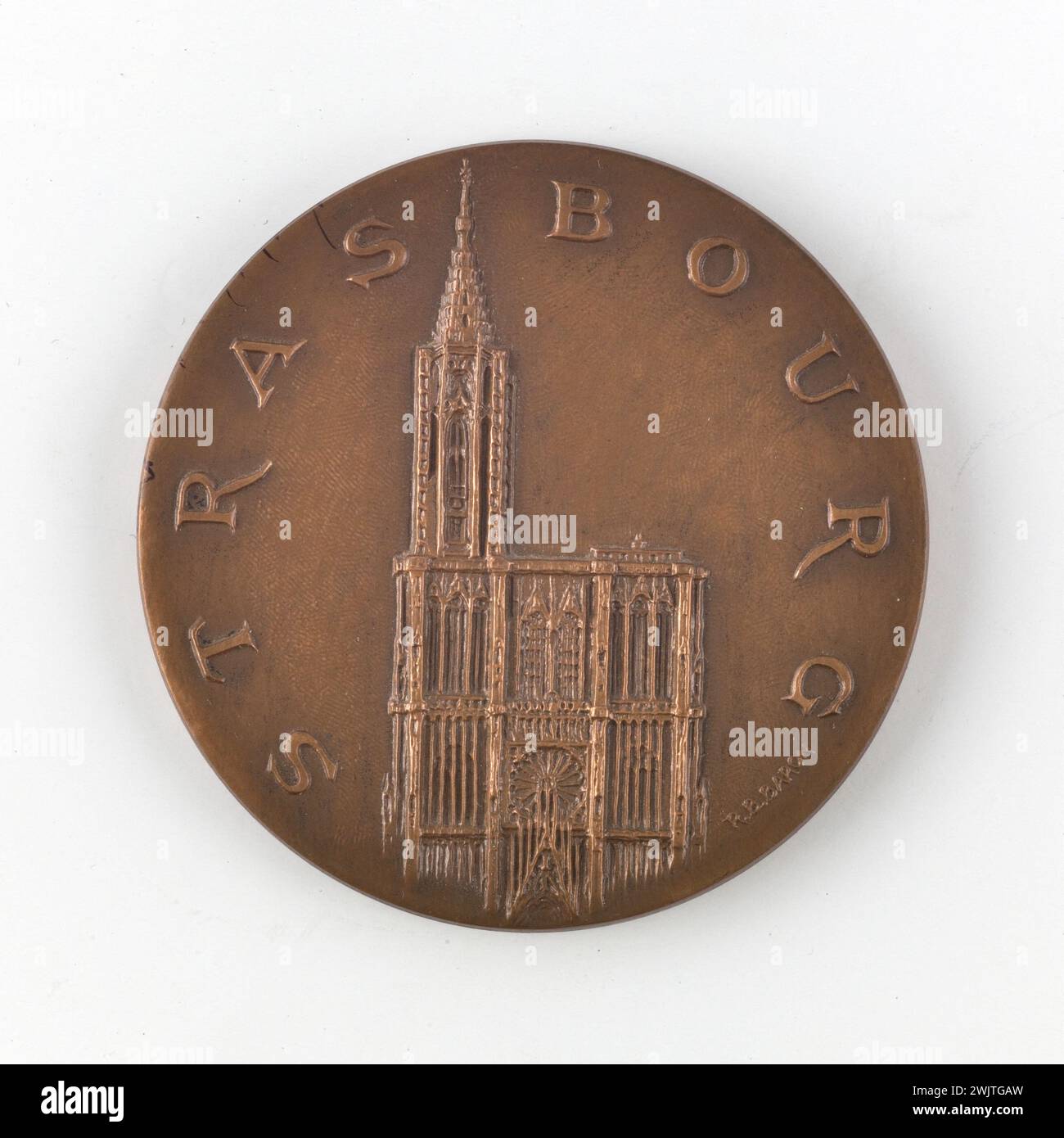 Currency of Paris, Roger Bertrand Baron (1907-1994). Presentation medal ...