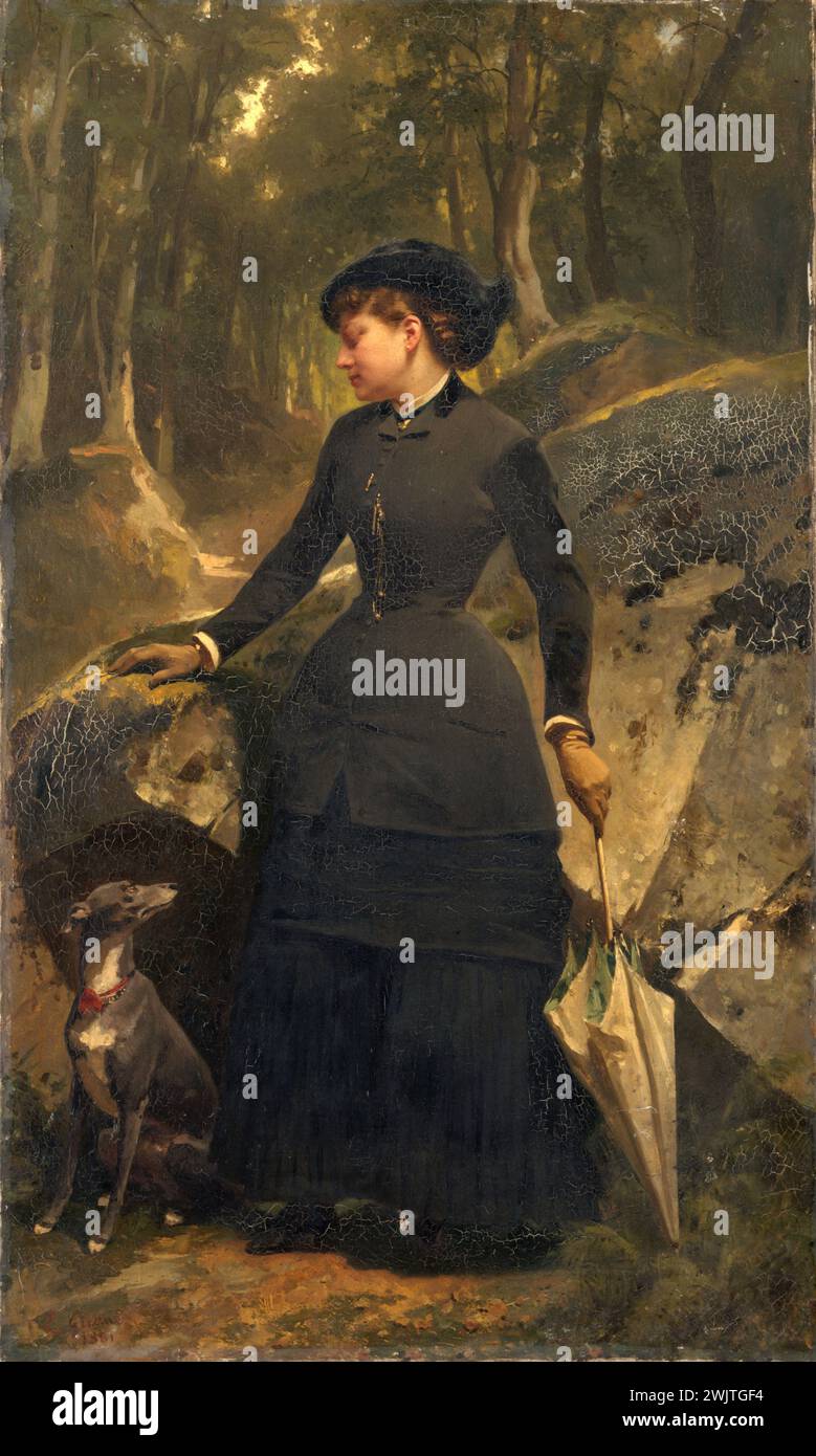 Eugène Giraud (1806-1881). "Marie Giraud, daughter of the painter ...