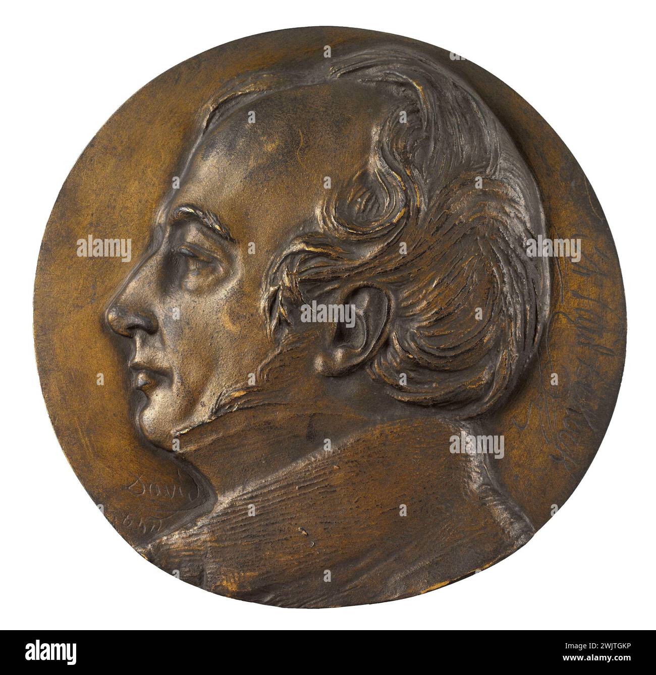 David d'Angers (1788-1856). Portrait of Charles-Paul de Kock (1794-1871), novelist and dramatic ...