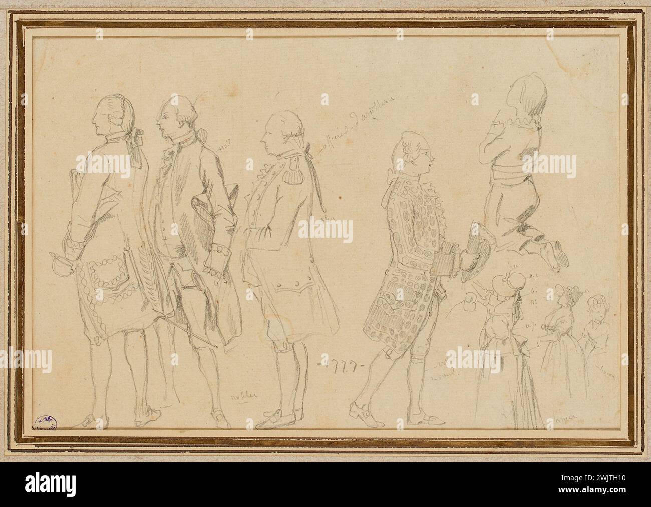 Leguay, Etienne-Charles, characters from the end of the 18th century ...