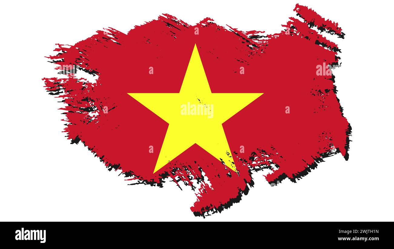 art illustration design concept symbol flag sign nation of vietnam ...