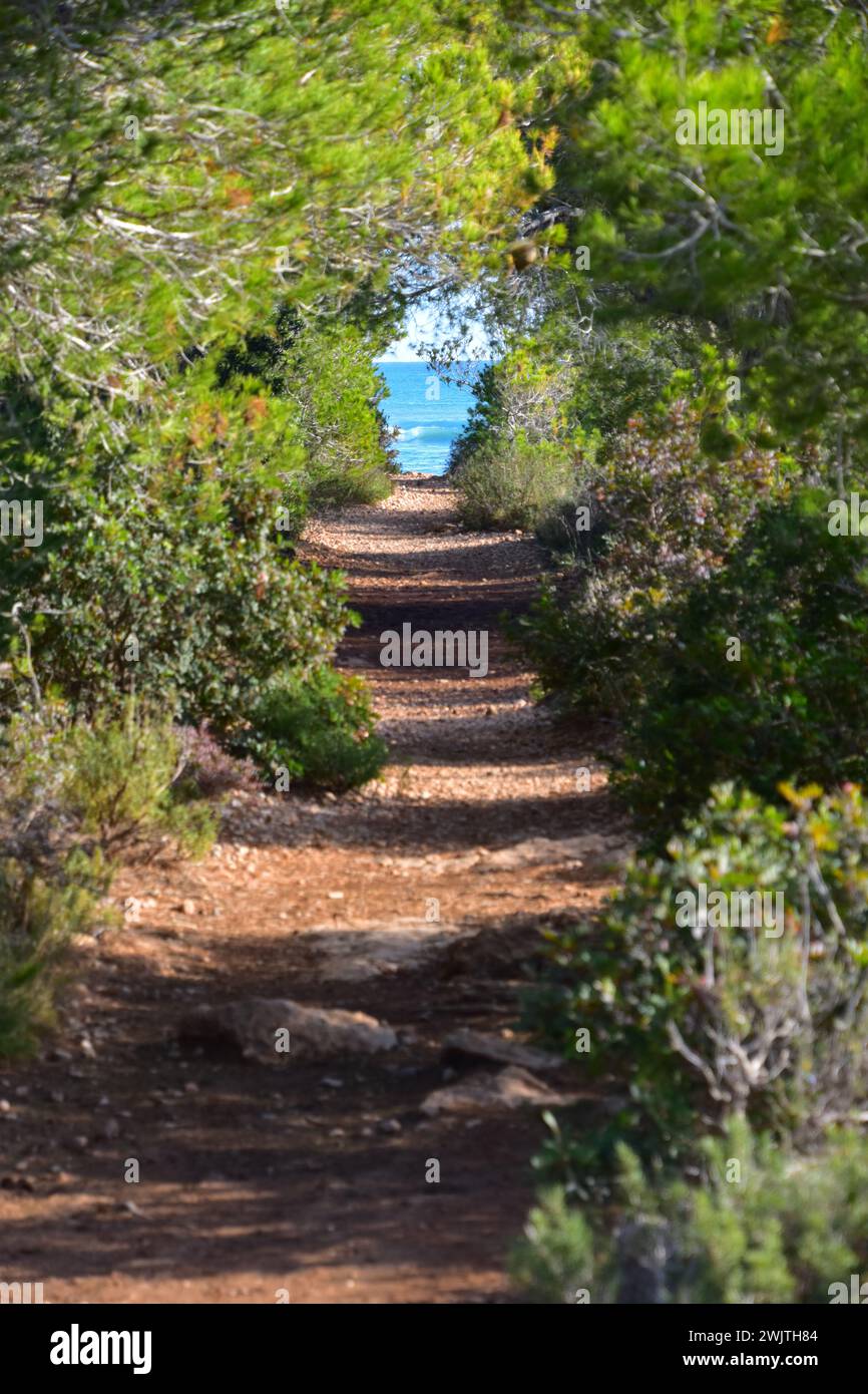 Gran Recorrido GR 92, Costa Dorada, Spain Stock Photo - Alamy