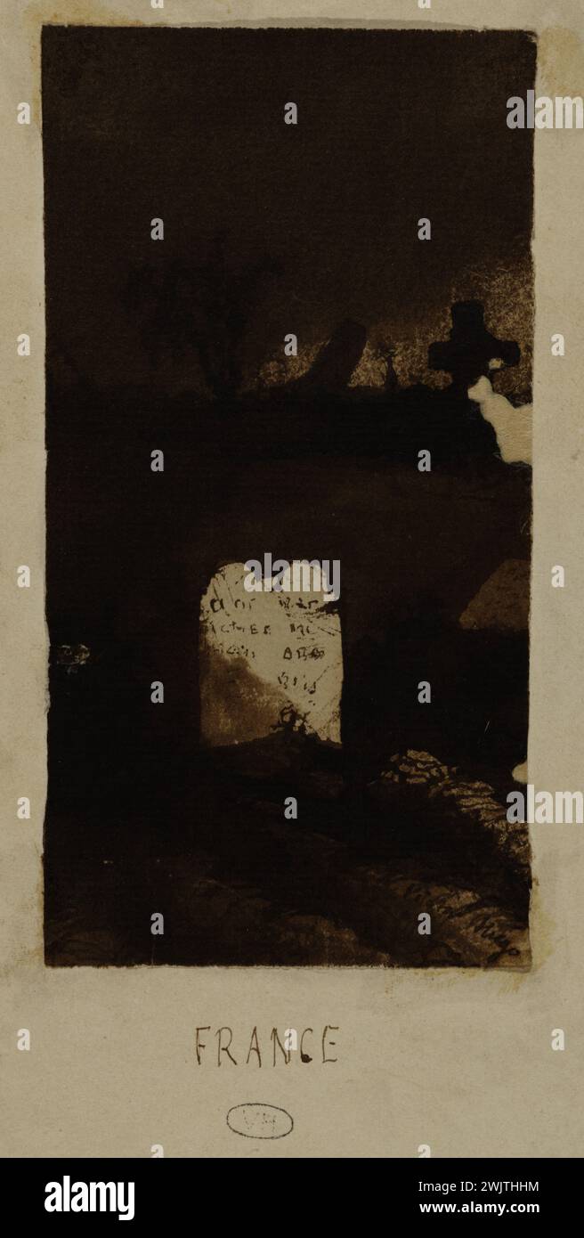 Victor Hugo (1802-1885). "A grave". Paris, house of Victor Hugo. Falls ...