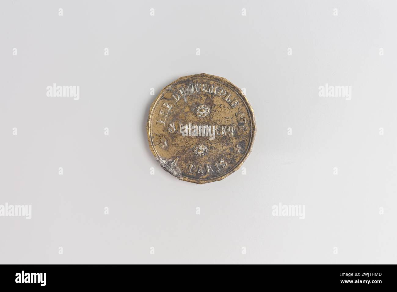 Carnavalet museum, tokens collection Stock Photo - Alamy