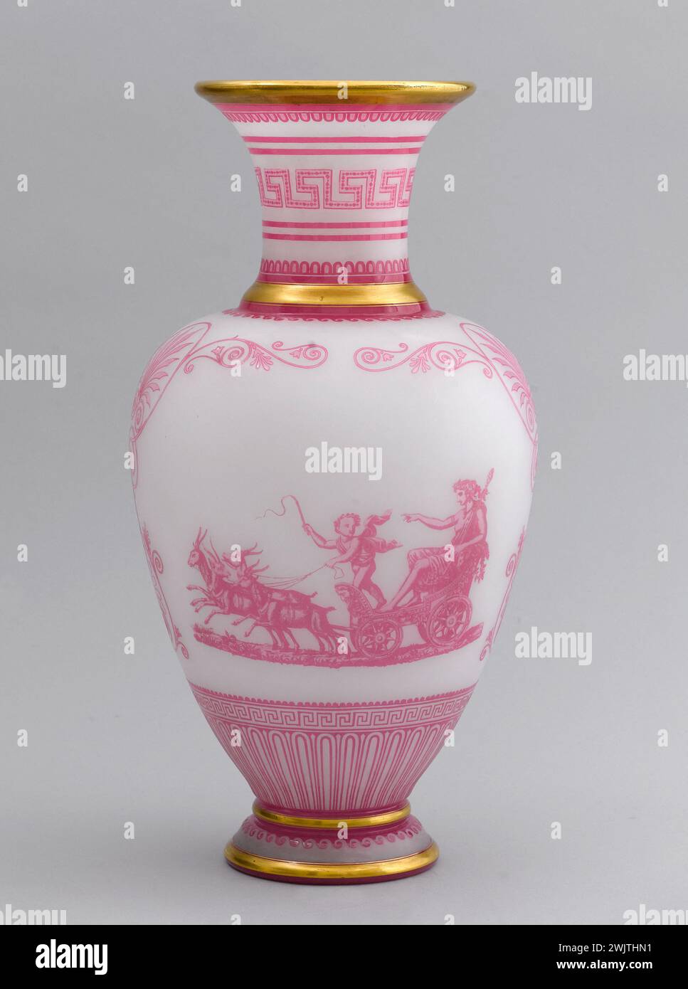 Baccarat Manufacture. Neo-Greek vase. Glass. 1867. Museum of Fine Arts ...