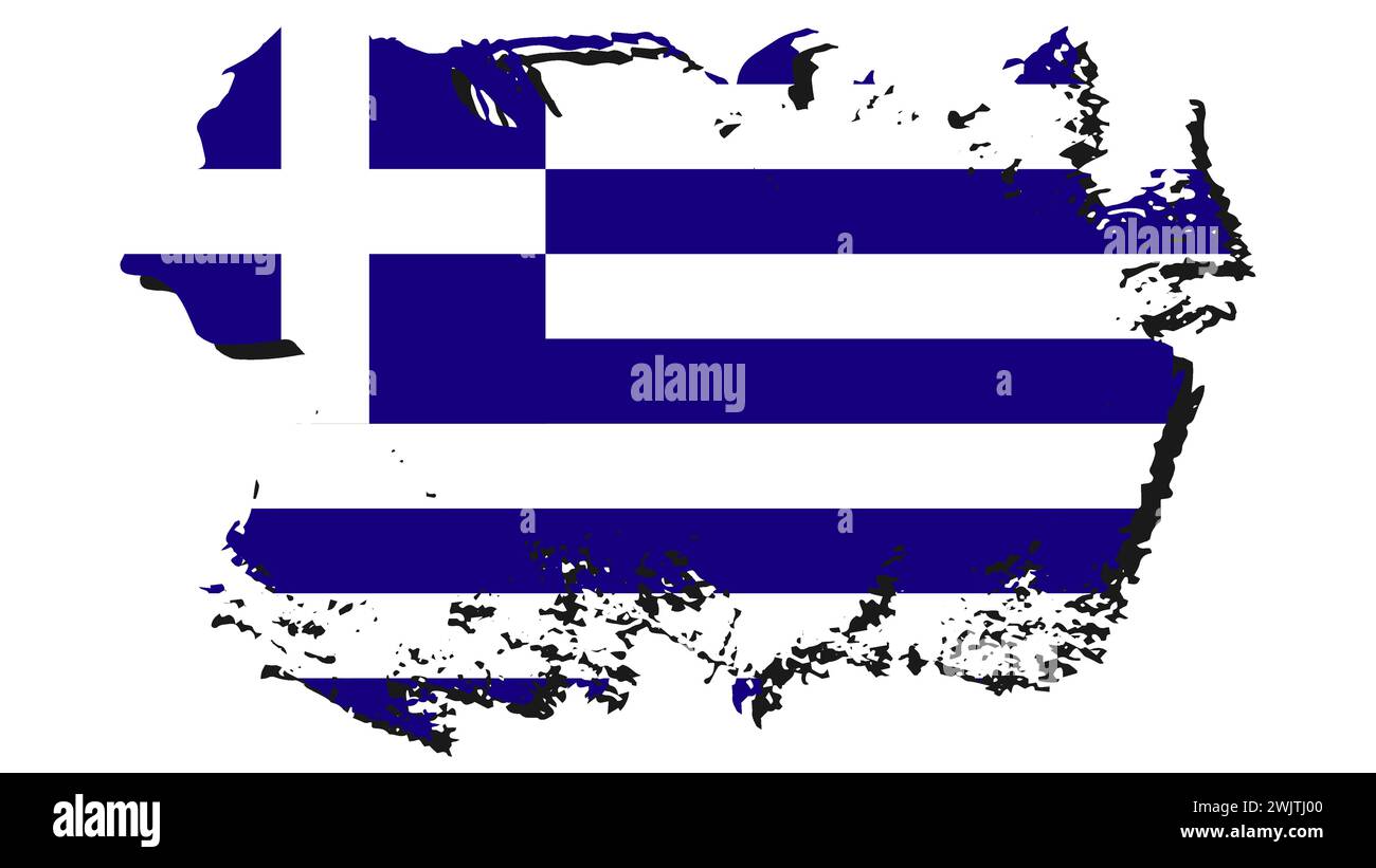 art illustration design concept symbol flag sign nation of greece Stock ...
