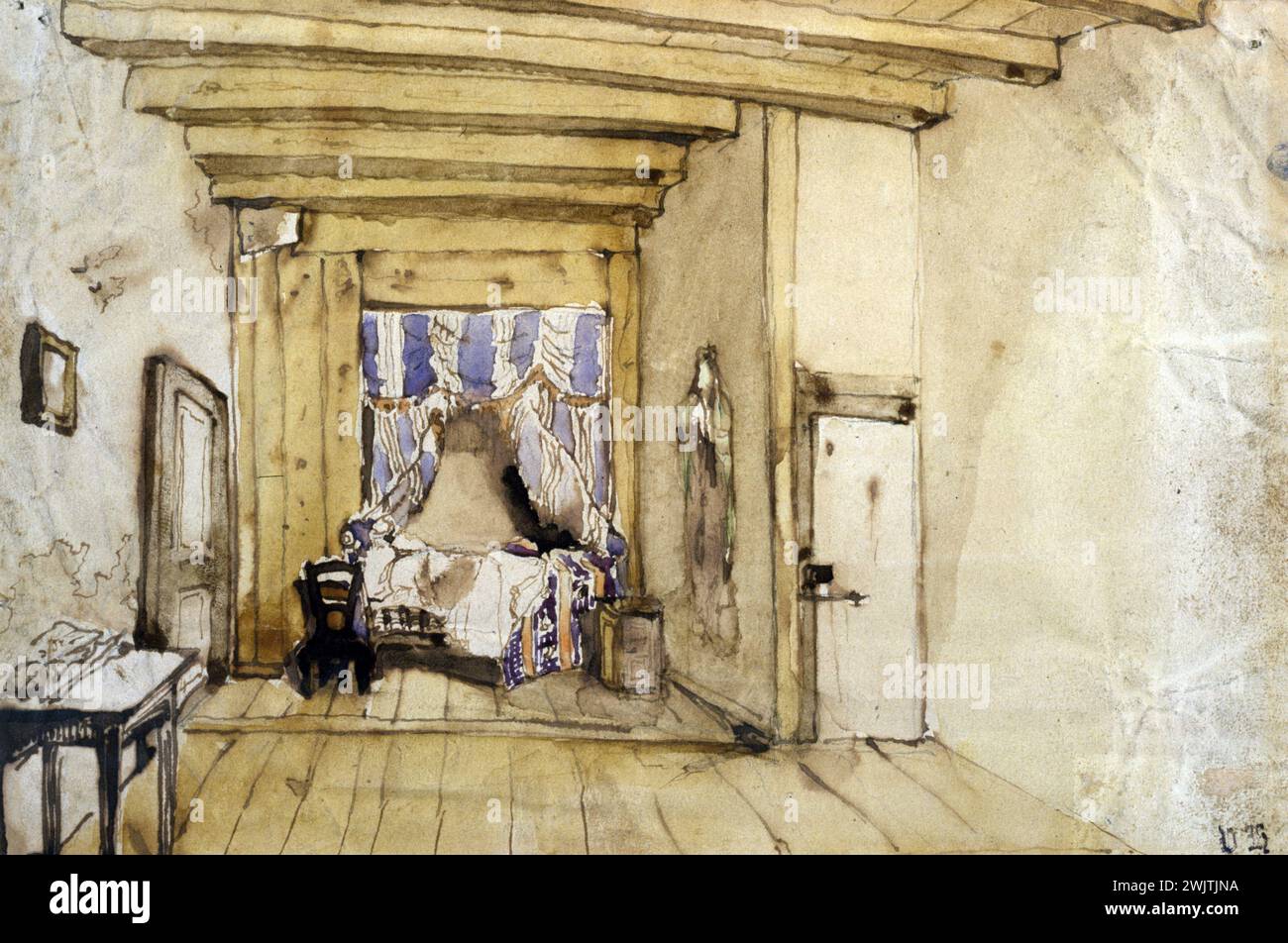 Victor Hugo (1802-1885). "First supposed state of Victor Hugo's House ...