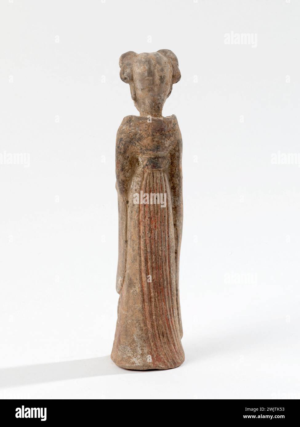 Lady ". Terracotta. China, Northern Wei Dynasty. Paris, Cernuschi ...