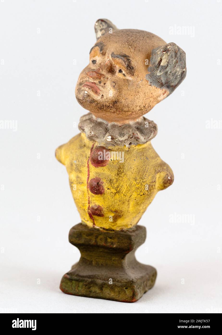 Tadpole. "Portrait-load of an unknown actor". Polychrome plaster. Paris ...