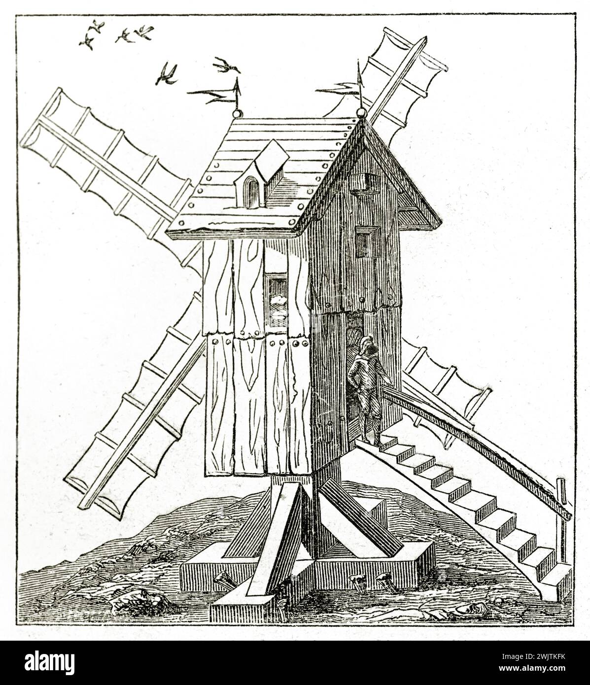 Windmill machine hi-res stock photography and images - Alamy