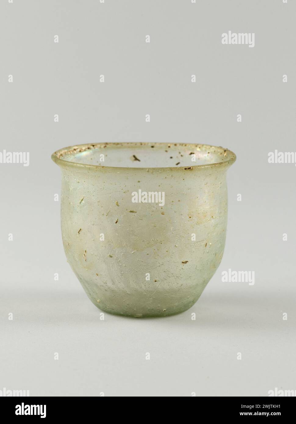 Caliciform goblet. Gallo-Roman. Glass. Paris, Carnavalet museum ...