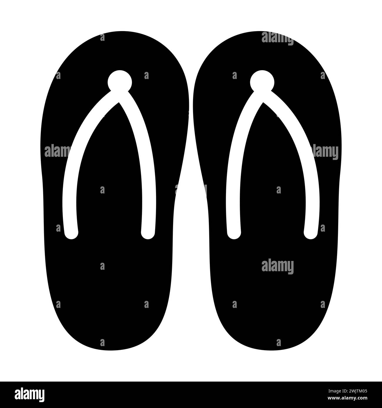Rubber slippers Black and White Stock Photos & Images - Alamy
