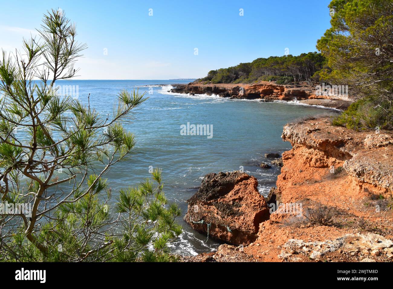 Gran Recorrido GR 92, Costa Dorada, Spain Stock Photo - Alamy