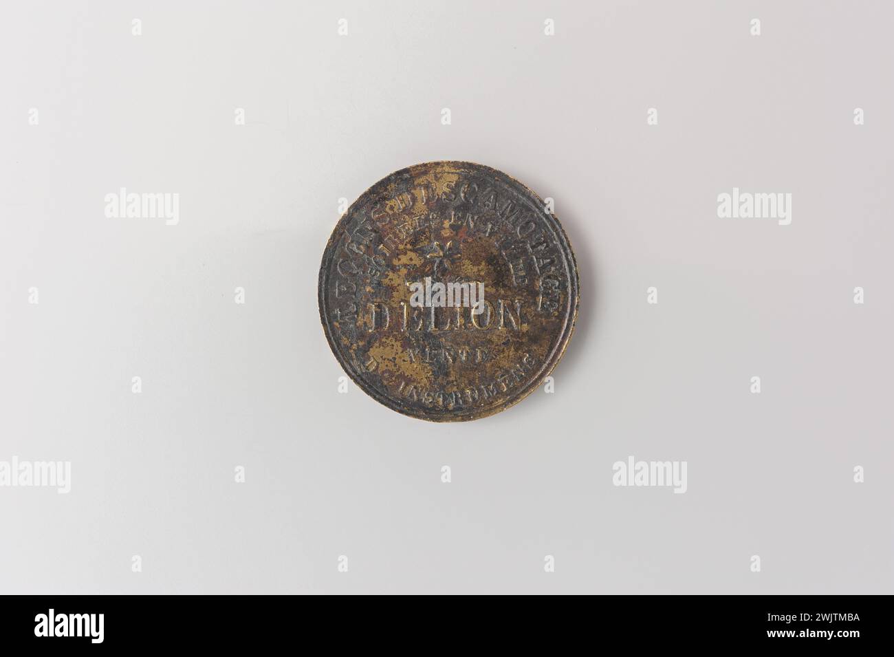 Carnavalet museum, tokens collection Stock Photo - Alamy