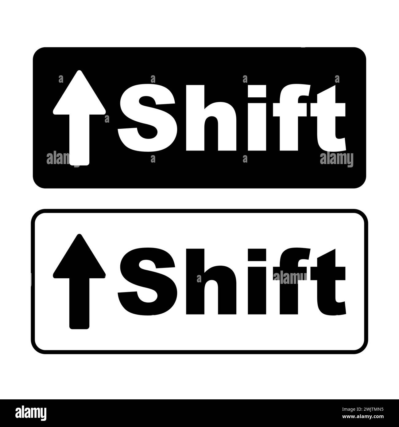 Shift Icon Keyboard Button Set Of Icons For Web Shift Button Icon Of