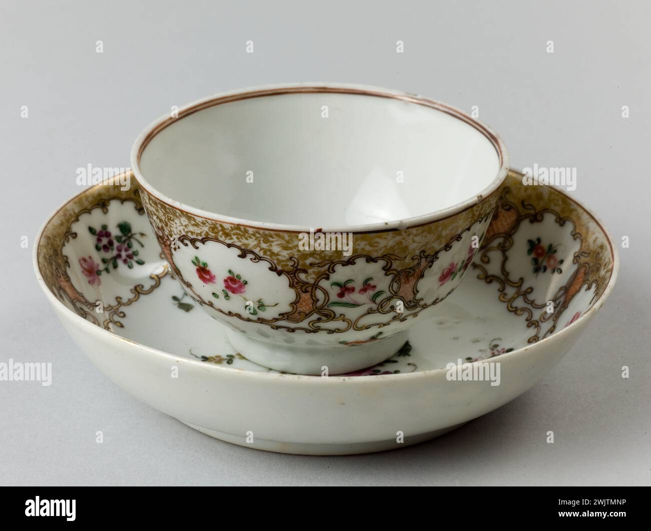 Anonymous. "Tea and saucer of the India Company". Porcelain. Paris ...