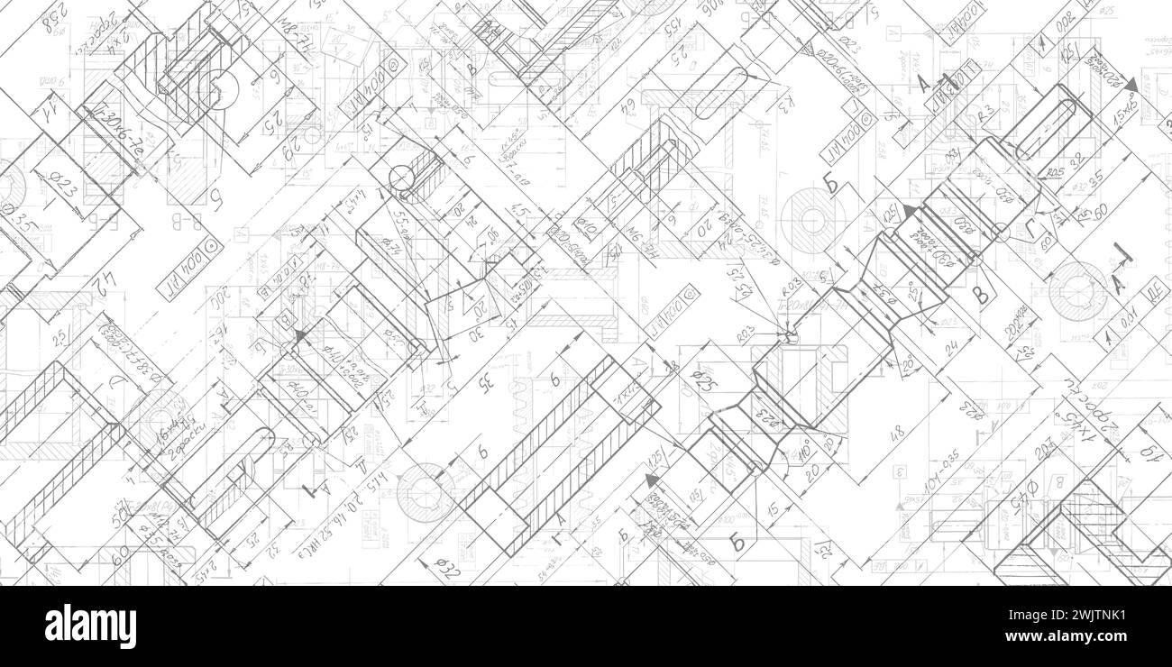 Technical drawing background .Mechanical Engineering background ...