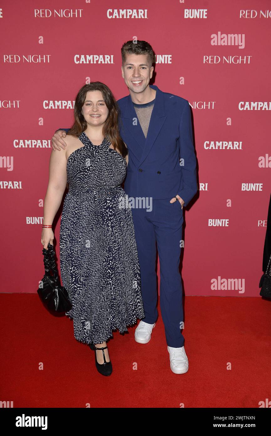 Ronja Forcher und Maximilian Seitz bei der RED NIGHT by CAMPARI and ...