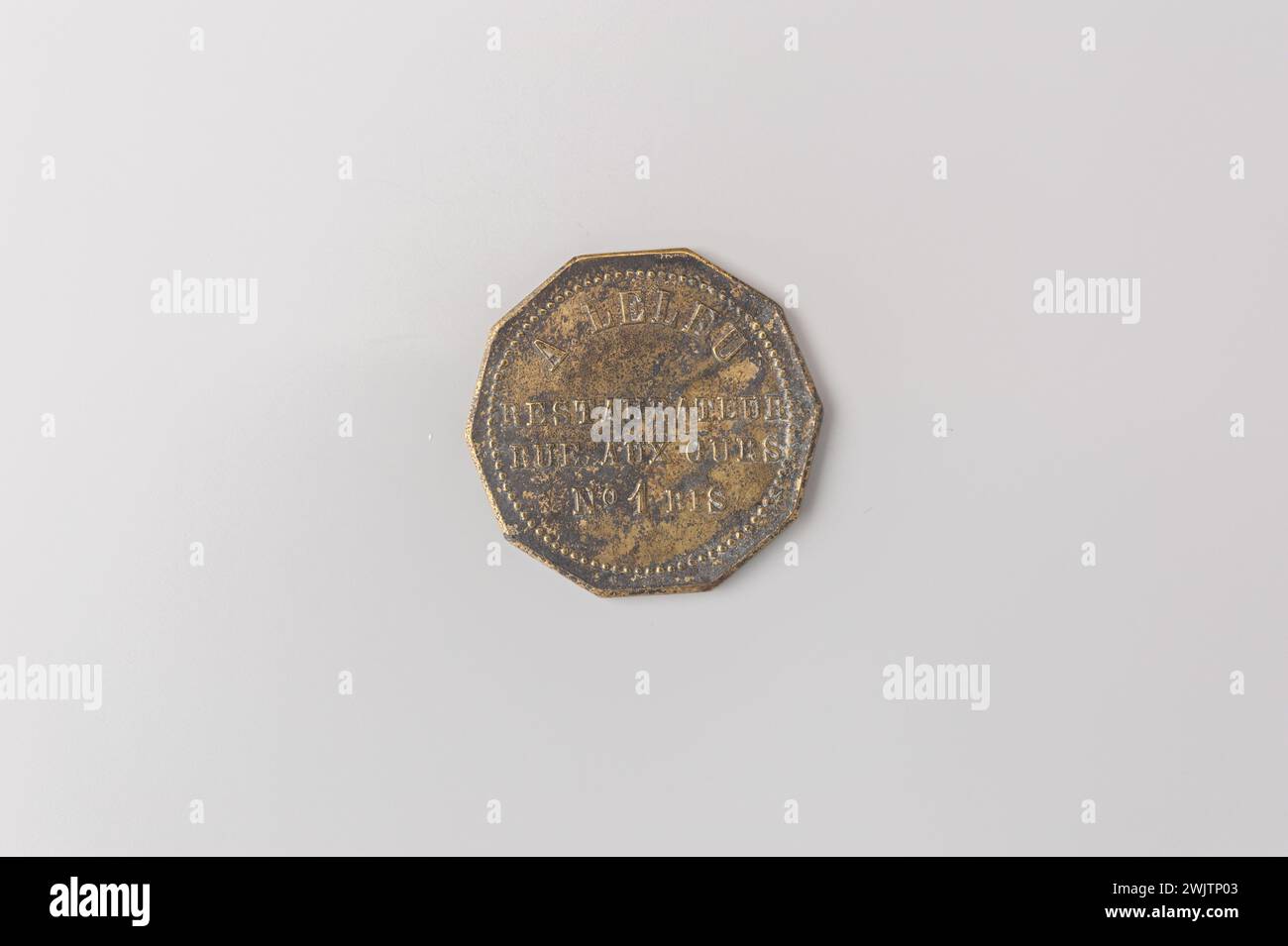 Carnavalet museum, tokens collection Stock Photo - Alamy
