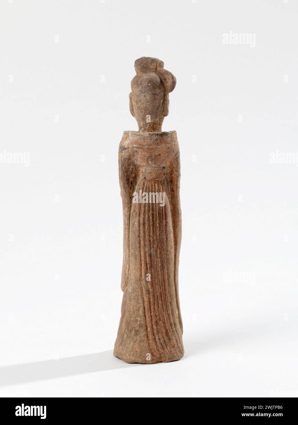 Lady ". Terracotta. China, Northern Wei Dynasty. Paris, Cernuschi ...