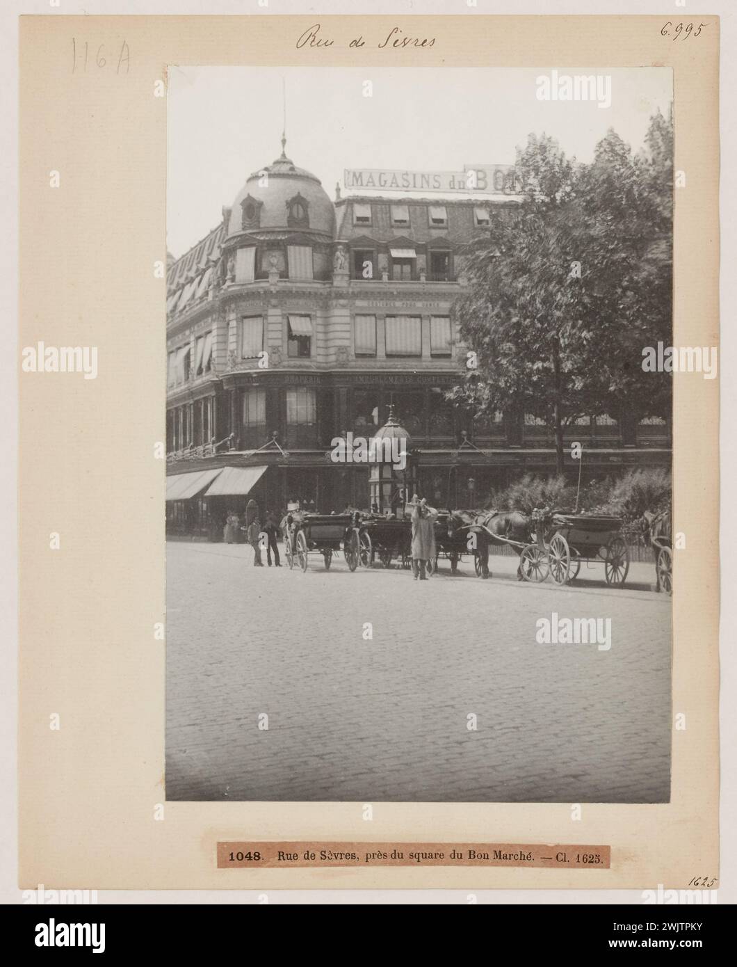 Blancard, Hippolyte (1843 - D.1924), rue de Sèvres near Square and the Bon Marché department ...