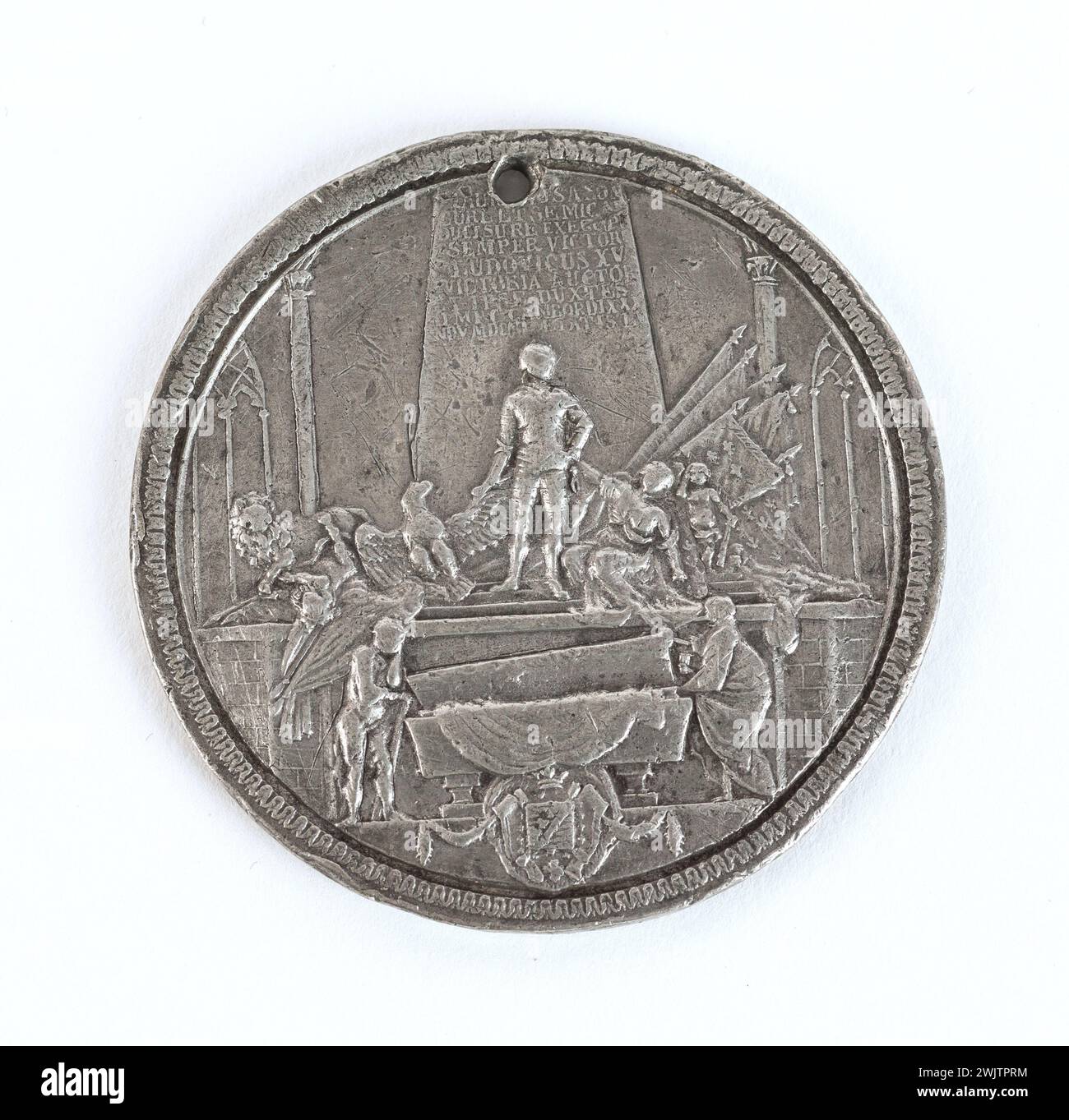 Medal with the effigy of Maurice de Saxe ". Paris, Museum of Romantic ...