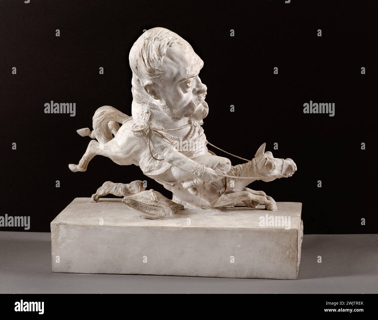 Jean-Pierre Dantan (1800-1869), said Dantan the young. Portrait charge ...