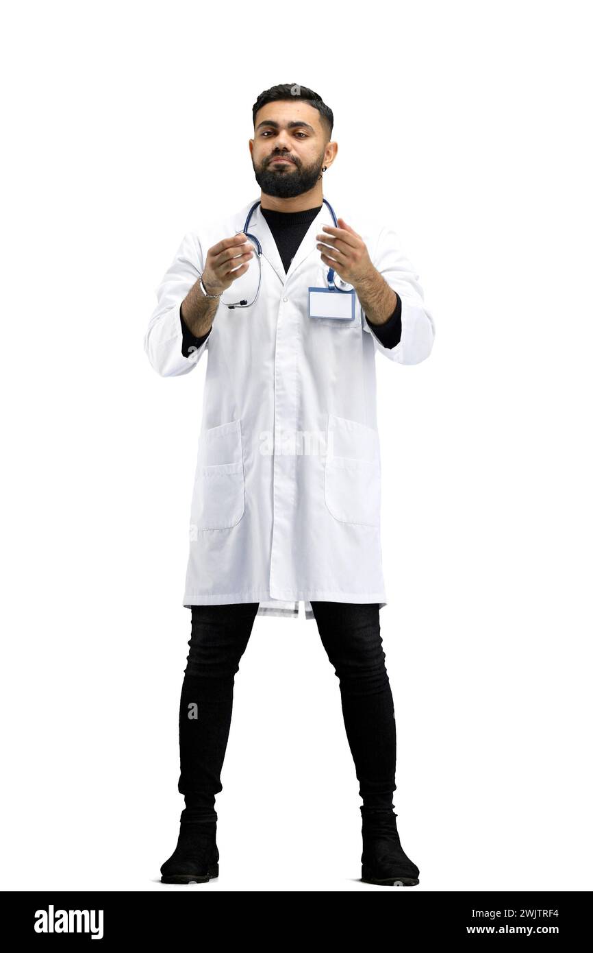 Doctor gestures Cut Out Stock Images & Pictures - Alamy
