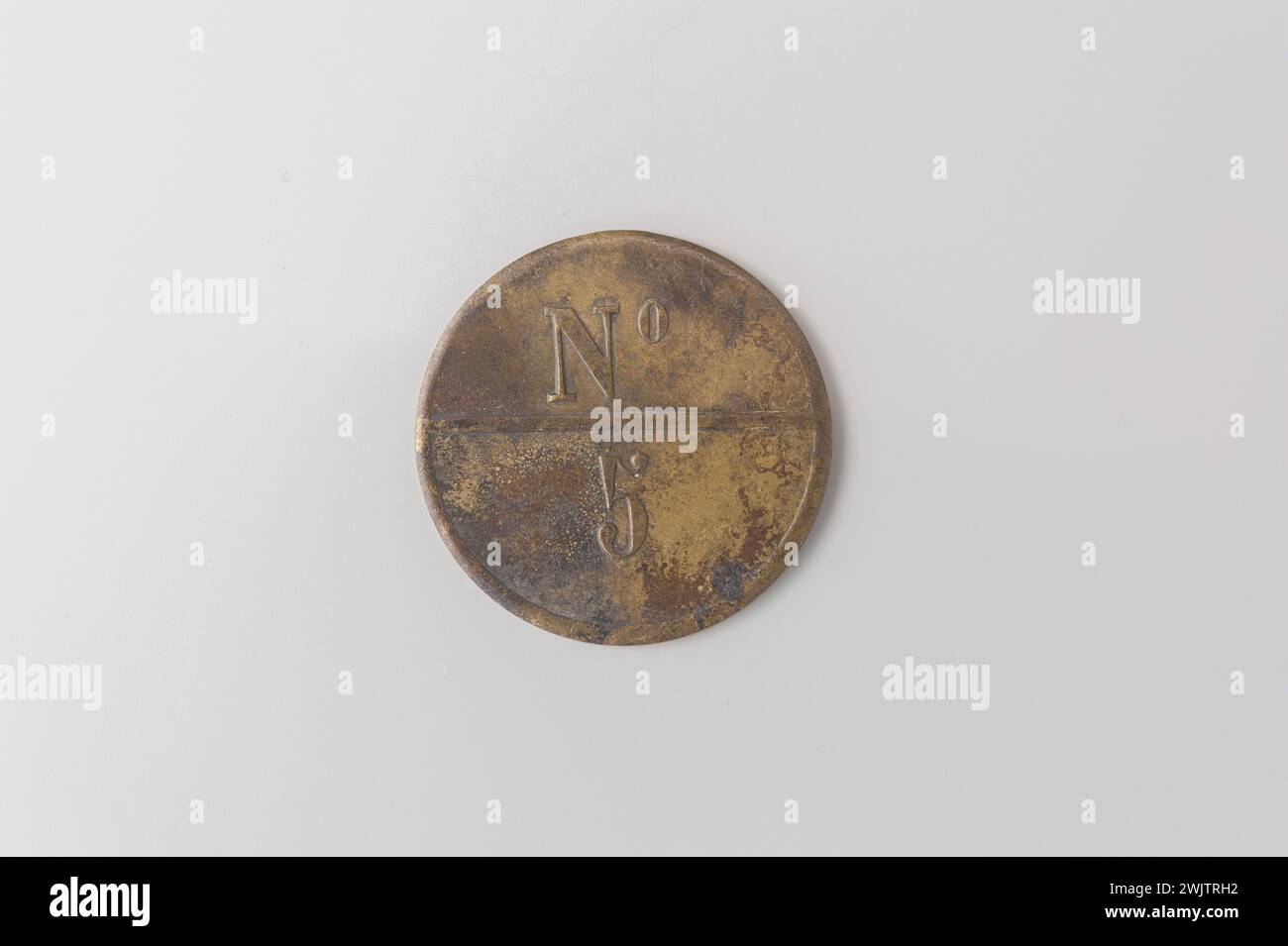 Carnavalet museum, tokens collection Stock Photo - Alamy